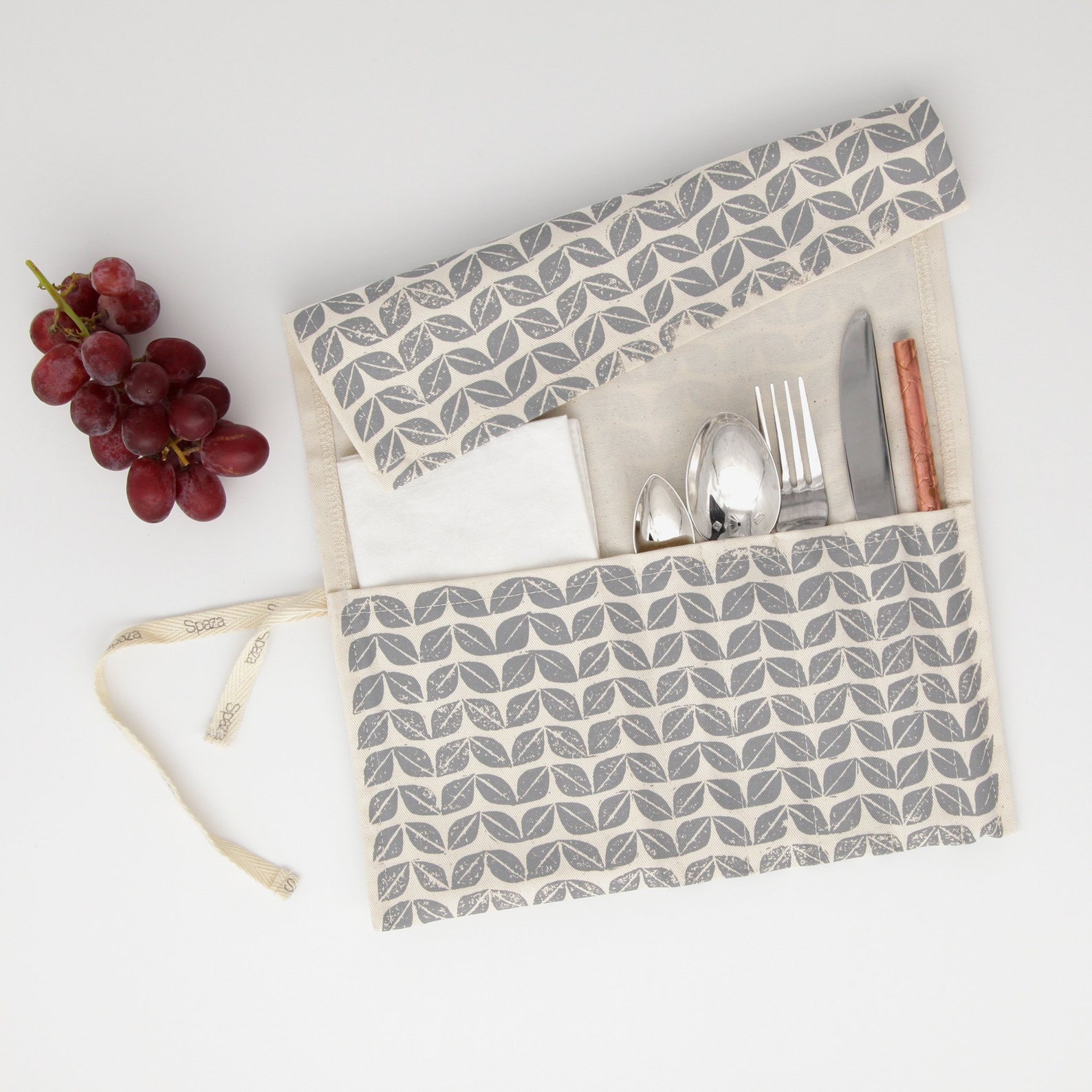 Cutlery Roll: carry your utensils for lunch box and picnic | Etsy