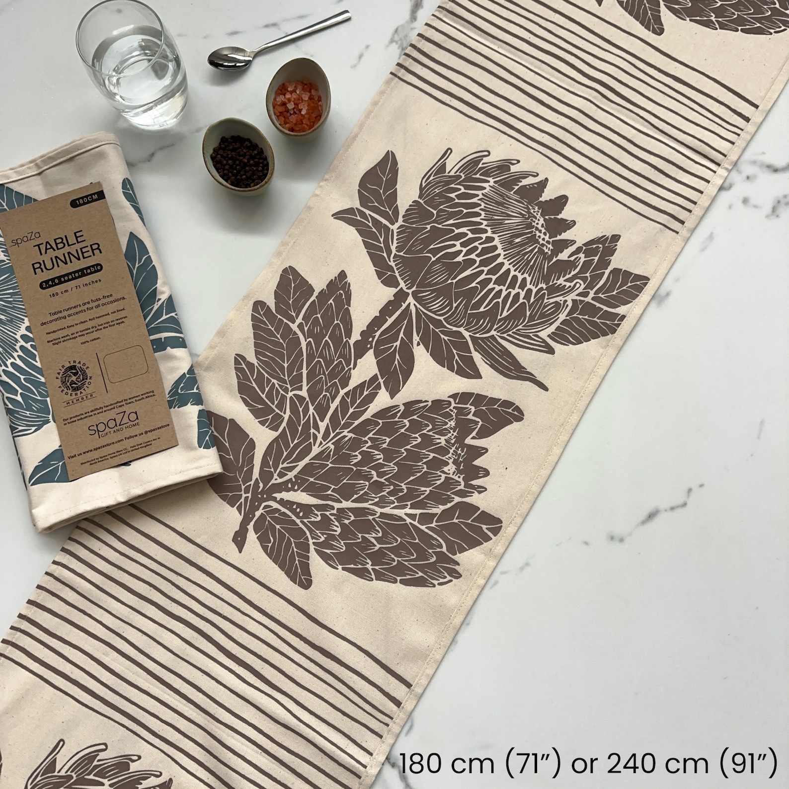 Table Runner Protea Print | Tablecloth and Table Decor - Etsy
