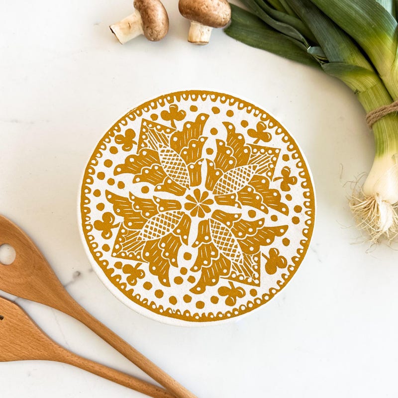 Small Yellow Covered Dish - Etsy