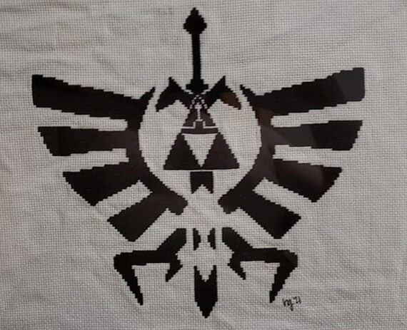 Legend of Zelda Triforce Cross Stitch Pattern DIGITAL PATTERN | Etsy