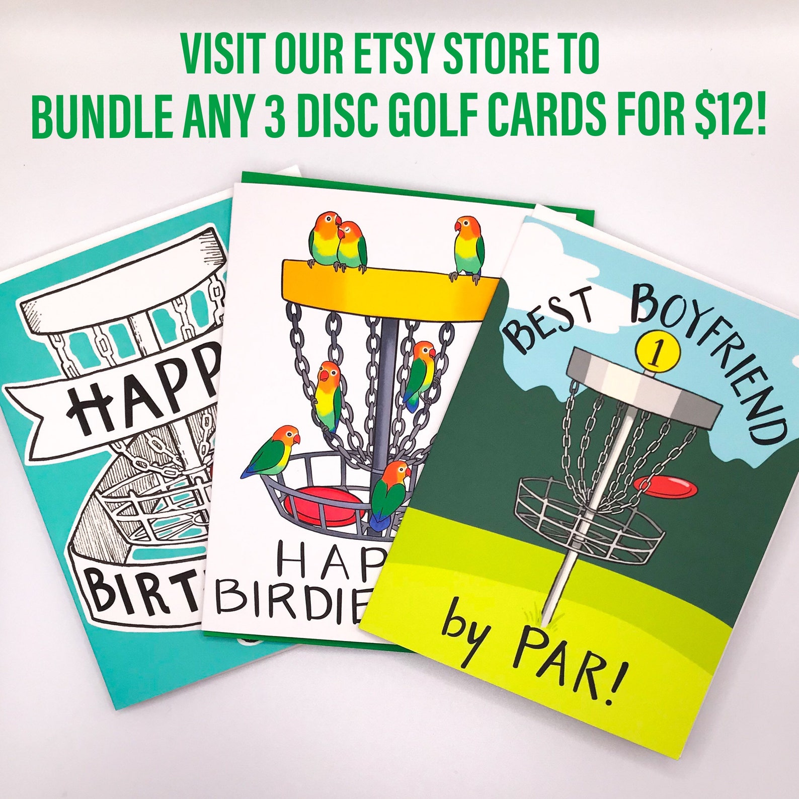 Disc Golf Birthday Card Frisbee Golf Birthday for Her for - Etsy