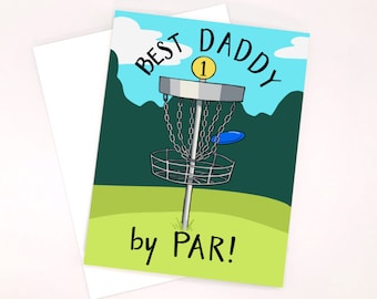 Best Boyfriend by Par Disc Golf Card for Boyfriend Frisbee | Etsy