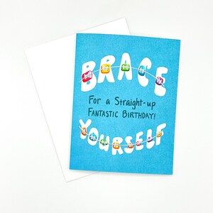 Orthodontist Birthday Card, Getting Braces Gift, Funny Braces Card ...