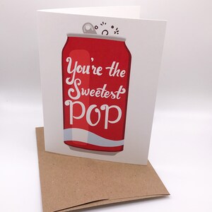 You're the Sweetest Pop | Birthday Card for Pop | Father's Day Card for ...