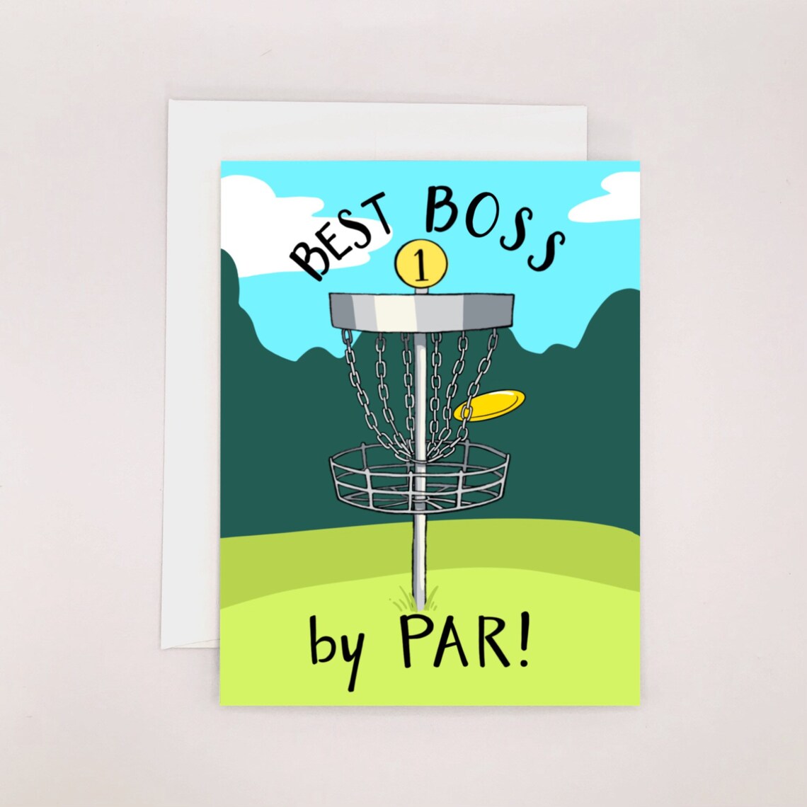 Best Boss by Par Funny Card for Boss Disc Golf Card for | Etsy