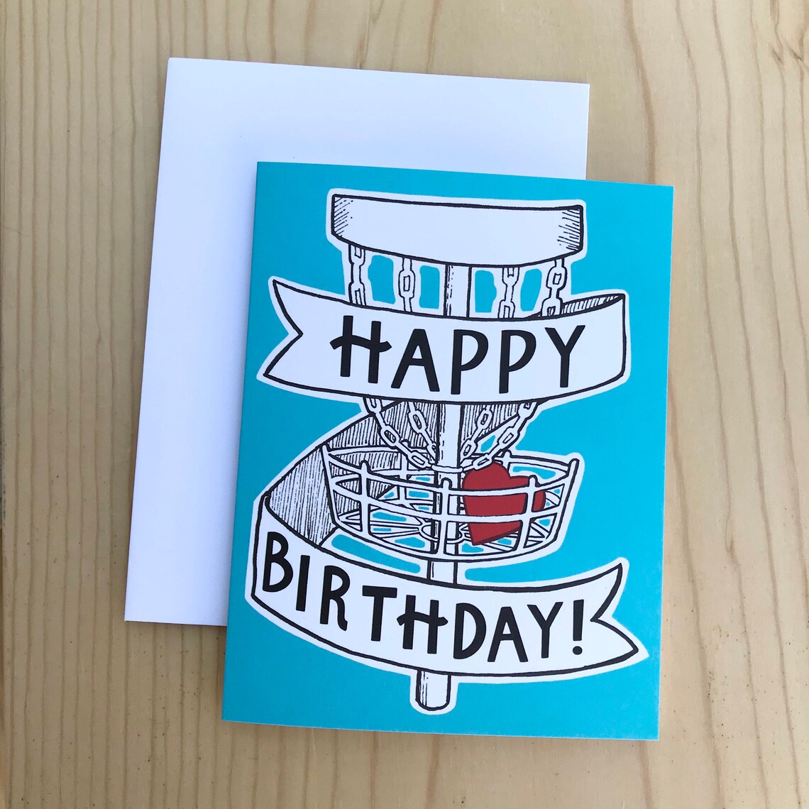 Disc Golf Birthday Card Frisbee Golf Birthday for Her for - Etsy