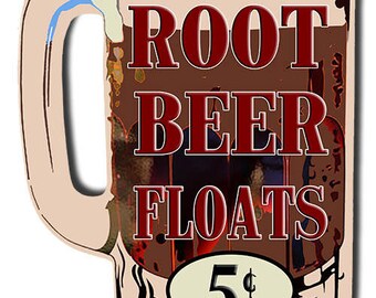 Root Beer Float Sign | Etsy