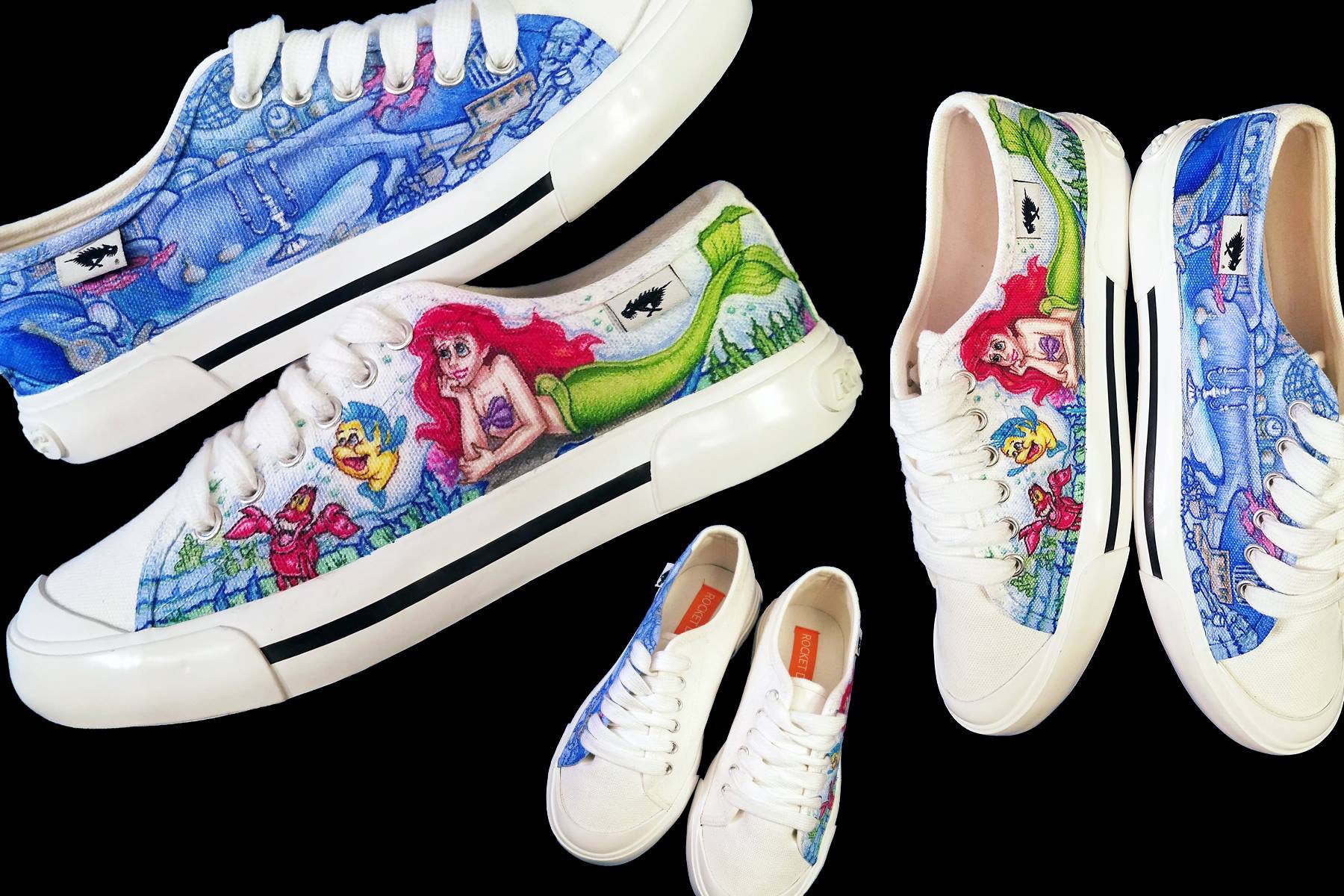 Hand Drawn, Custom Shoes, Custom Art, Handmade, Sharpie Ink, Unique ...