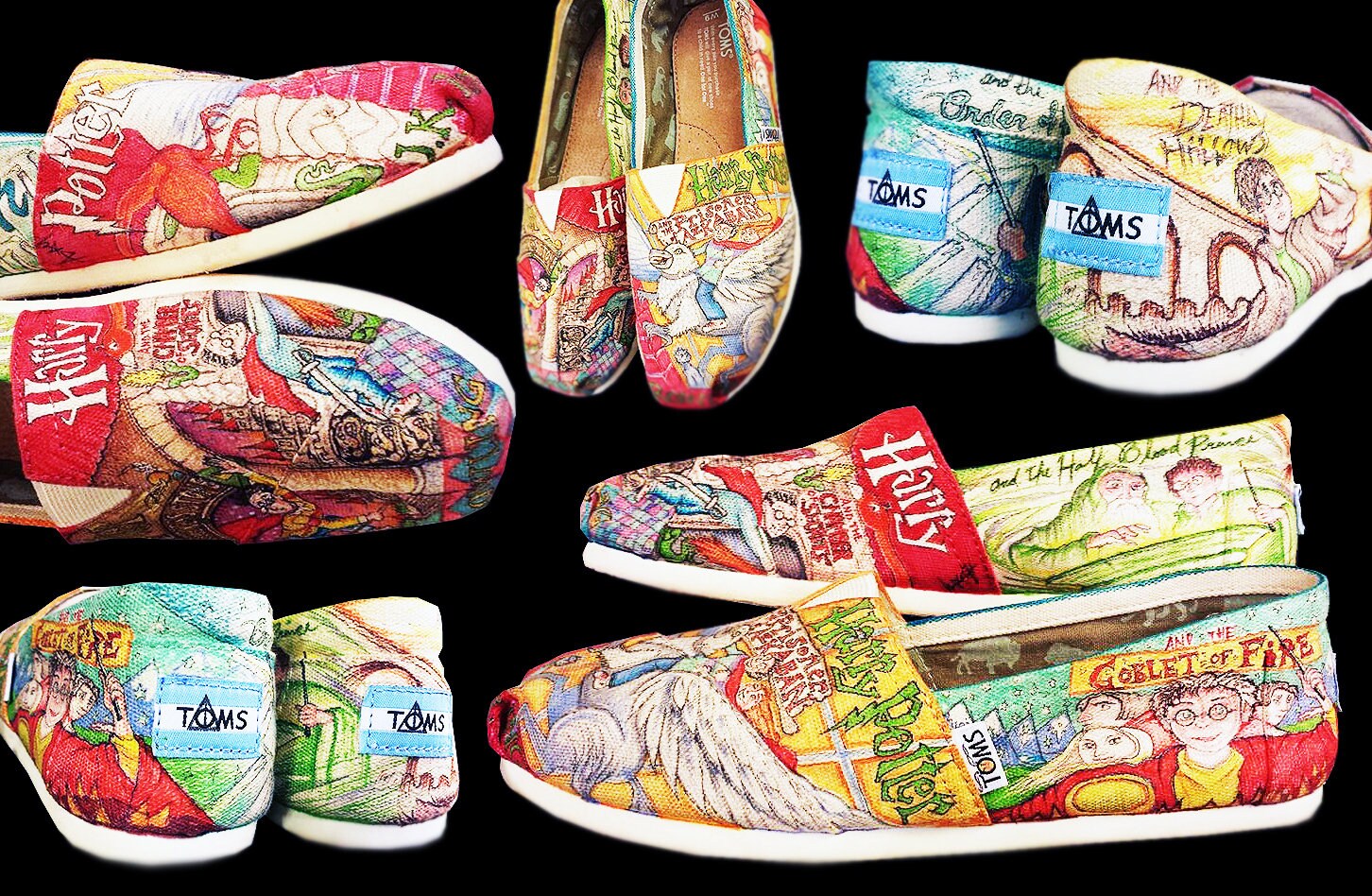 Hand Drawn, Custom Shoes, Custom Art, Handmade, Sharpie Ink, Unique ...