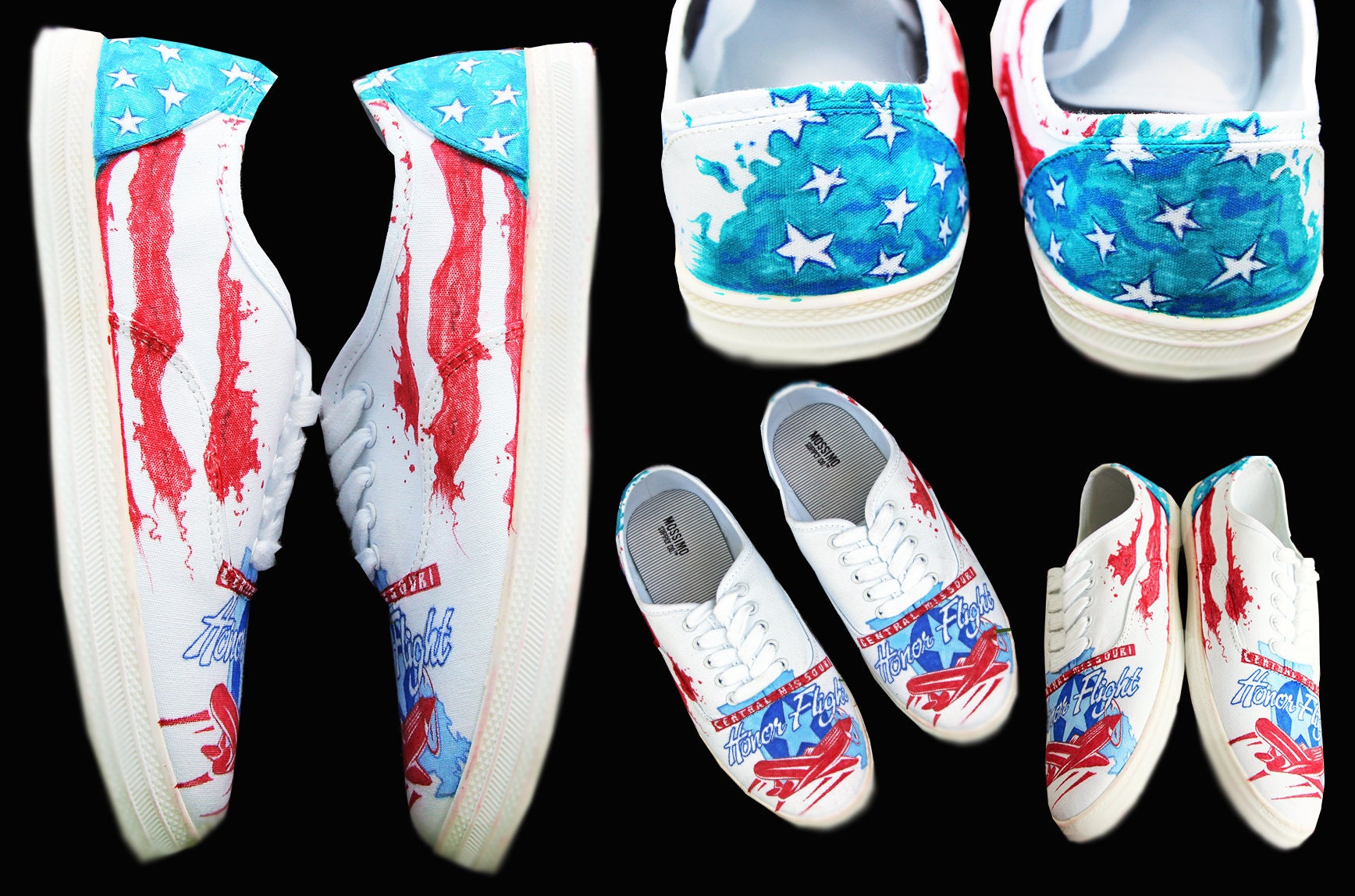 Hand Drawn, Custom Shoes, Custom Art, Handmade, Sharpie Ink, Unique ...