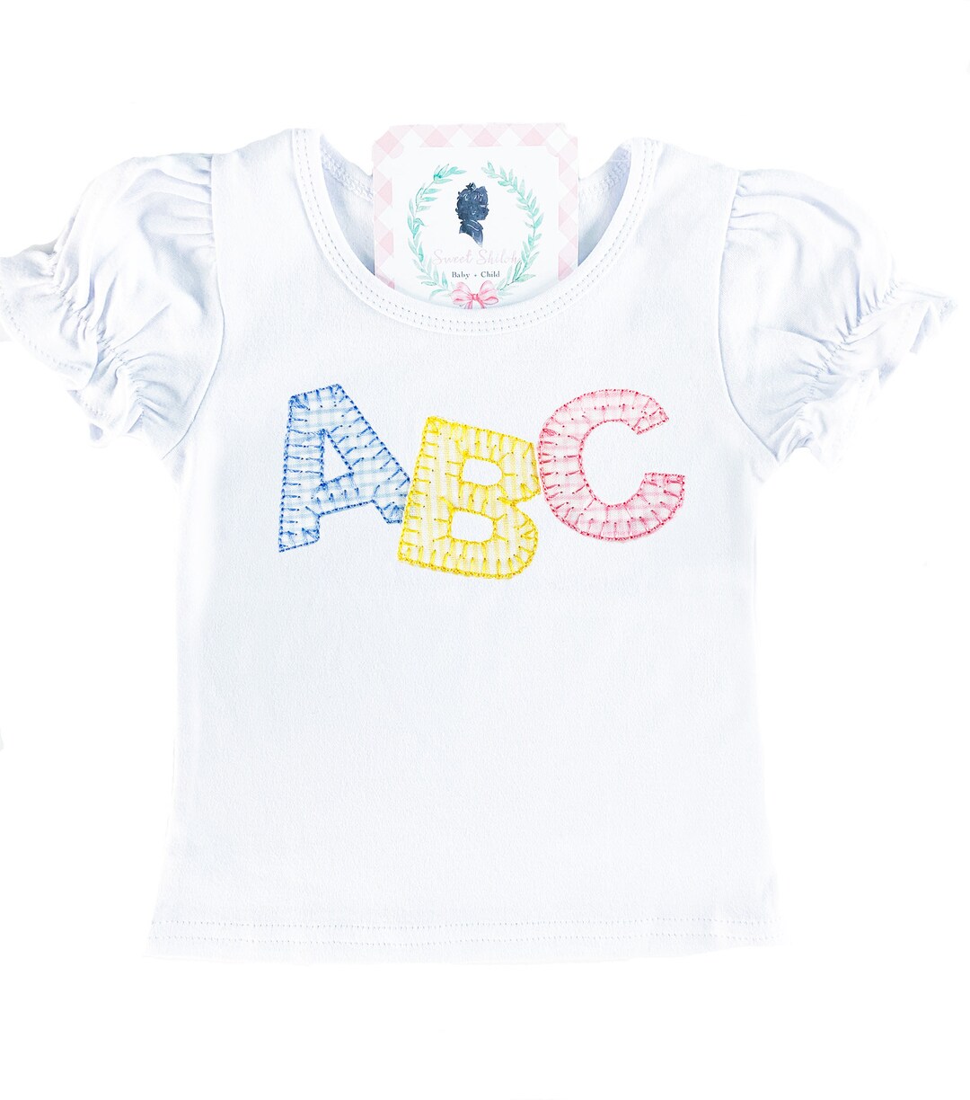 School ABC Shirt, Back to School Outfit, ABC Apple Shirt, Girls School ...