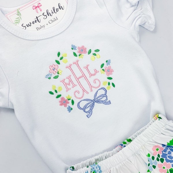 Girls Monogram Frame - Etsy