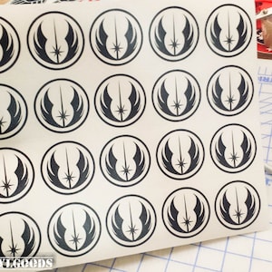 Jedi Logo Vinyl Decal.. Star Wars Jedi Decal.. Jedi Sticker.. Jedi ...