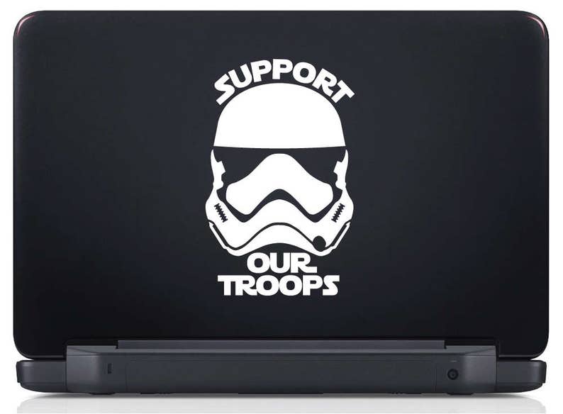 Support Our Troops Decal.. Star Wars Inspired Stormtrooper Decal ...