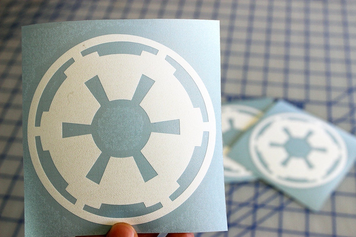 Imperial Logo Decal.. Star Wars Imperial Sticker.. Imperial Sticker ...