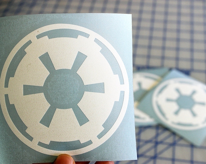 Imperial Logo Decal.. Star Wars Imperial Sticker.. Imperial Sticker ...