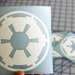 Imperial Logo Decal.. Star Wars Imperial Sticker.. Imperial Sticker ...
