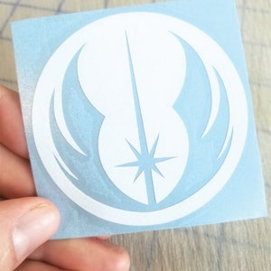 Jedi Logo Vinyl Decal.. Star Wars Jedi Decal.. Jedi Sticker.. Jedi ...