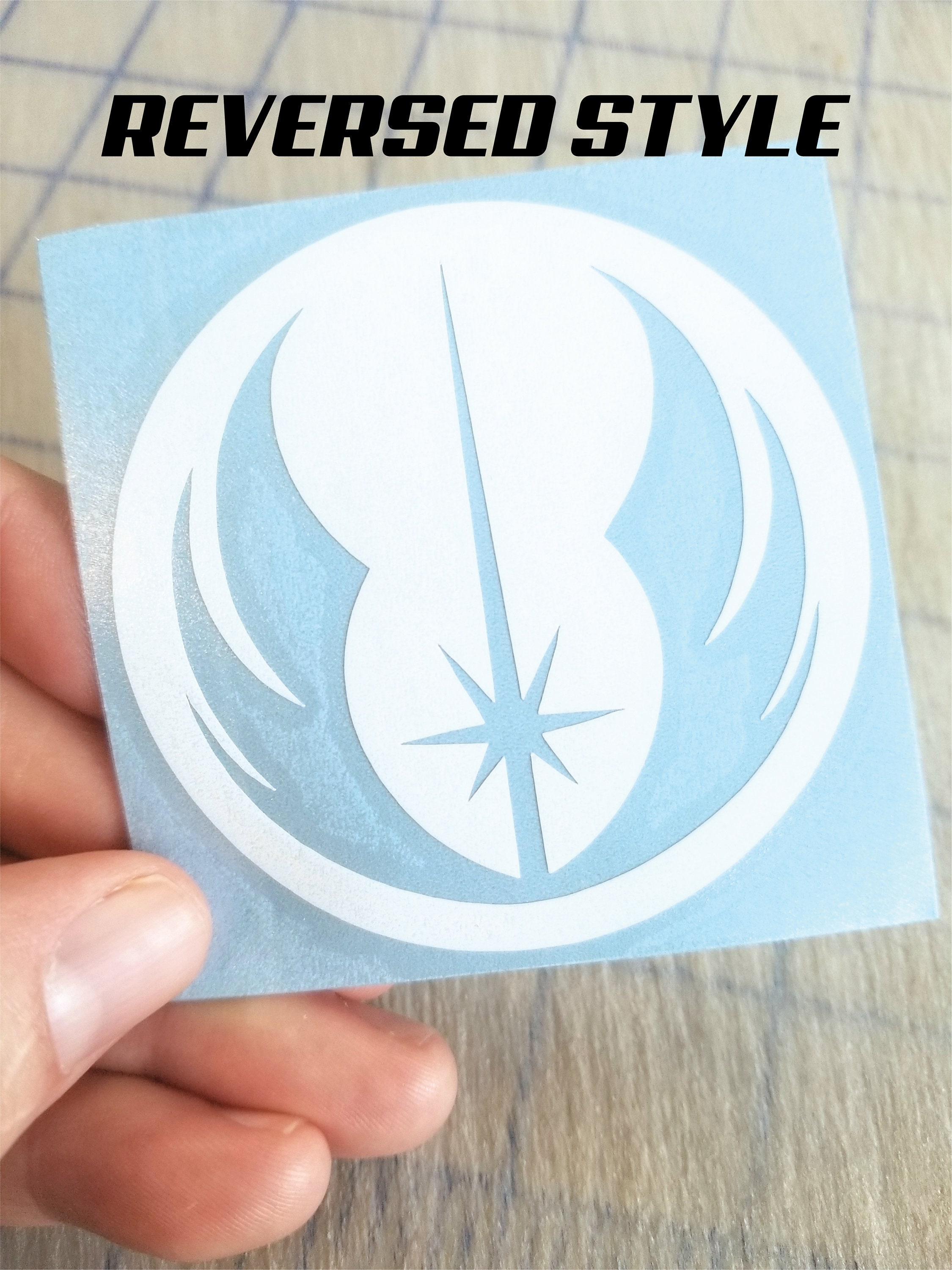Jedi Logo Vinyl Decal.. Star Wars Jedi Decal.. Jedi Sticker.. Jedi ...