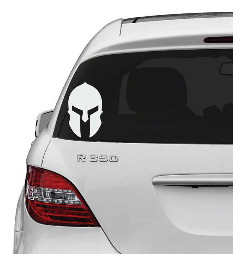 Spartan Helm Vinyl Decal.. Spartan Warrior Decal.. Spartan - Etsy