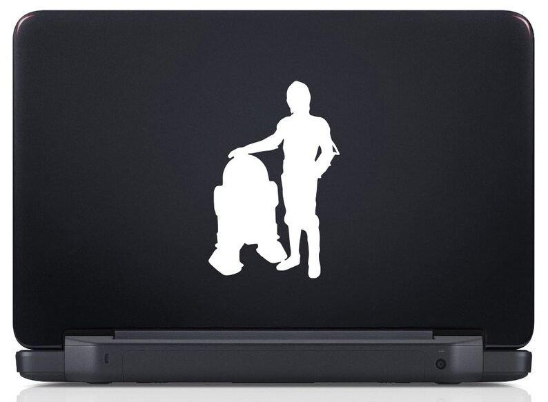R2D2 C3P0 Decal.. Star Wars Inspired C3P0 R2D2 Decal.. C3P0 - Etsy