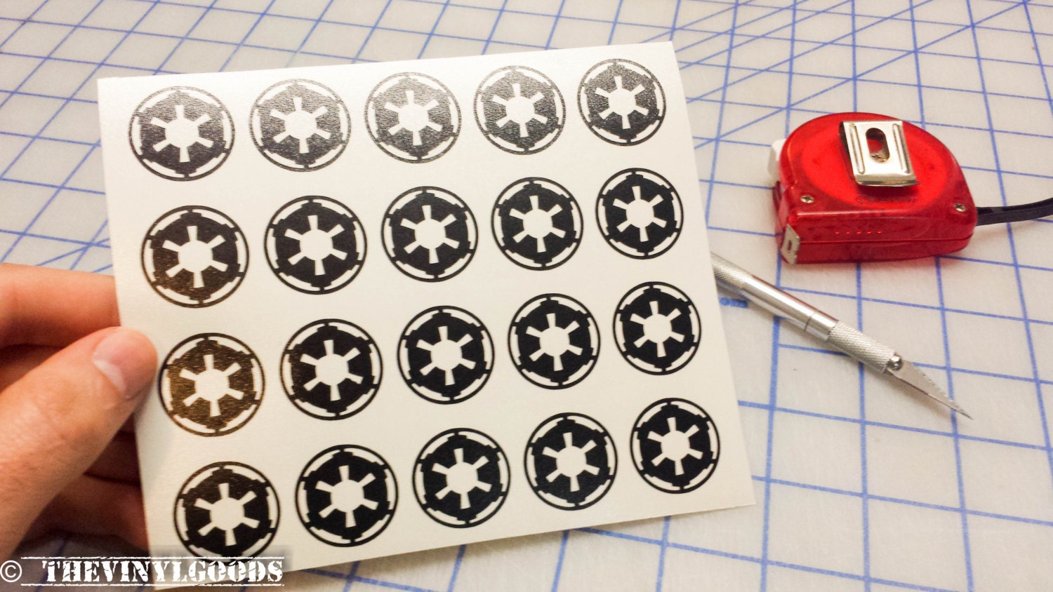 Imperial Logo Decal.. Star Wars Imperial Sticker.. Imperial Sticker ...