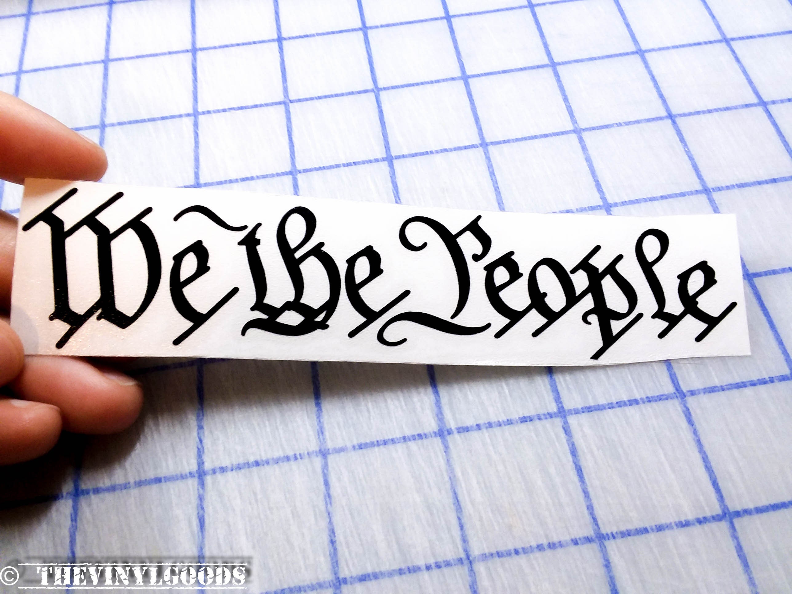 We the People Decal.. We the People Constitution Decal.. WTP | Etsy