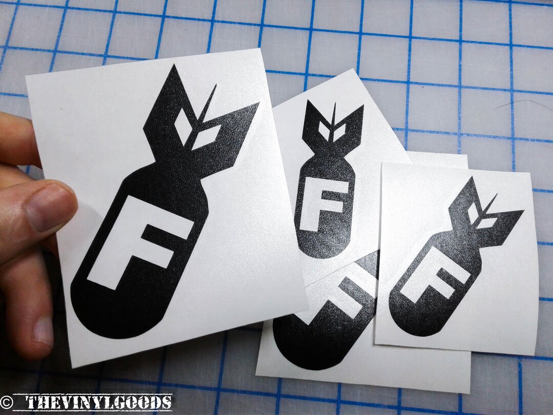 F Bomb Decal.. Fbomb Decal.. - Etsy