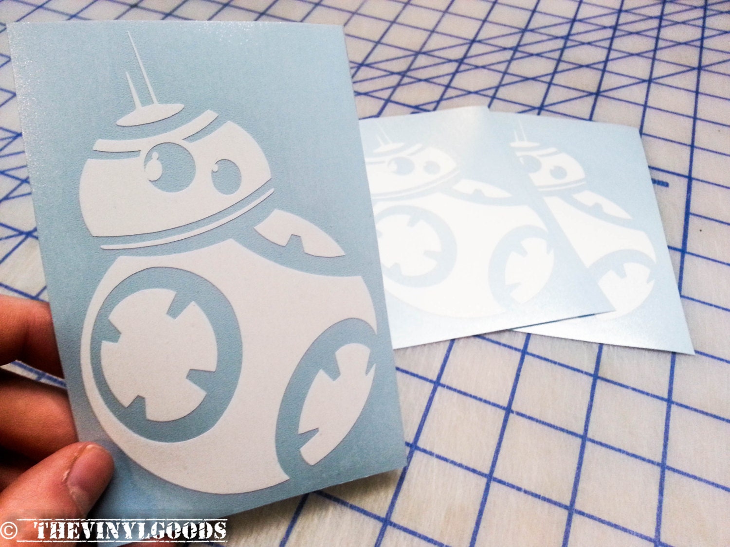BB8 Decal.. Star Wars Inspired BB8 Decal.. BB8 Sticker.. BB8 Droid ...