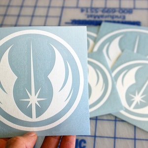 Jedi Logo Vinyl Decal.. Star Wars Jedi Decal.. Jedi Sticker.. Jedi ...