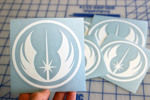 Jedi Logo Vinyl Decal.. Star Wars Jedi Decal.. Jedi Sticker.. - Etsy ...