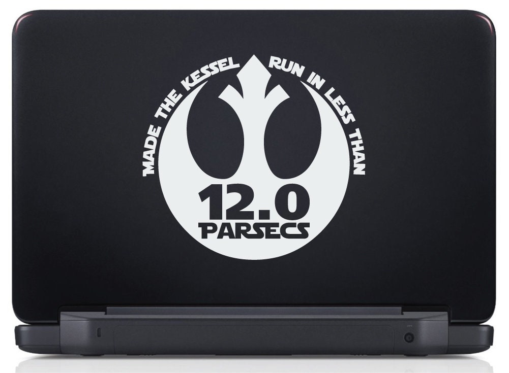 12 Parsecs Decal.. Made the Kessel Run in Less Than 12 Parsecs - Etsy