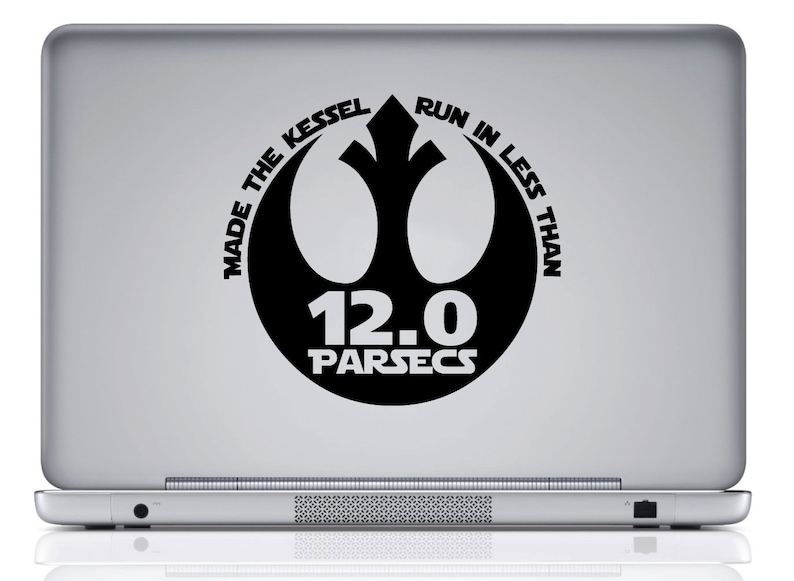 12 Parsecs Decal.. Made the Kessel Run in Less Than 12 Parsecs - Etsy