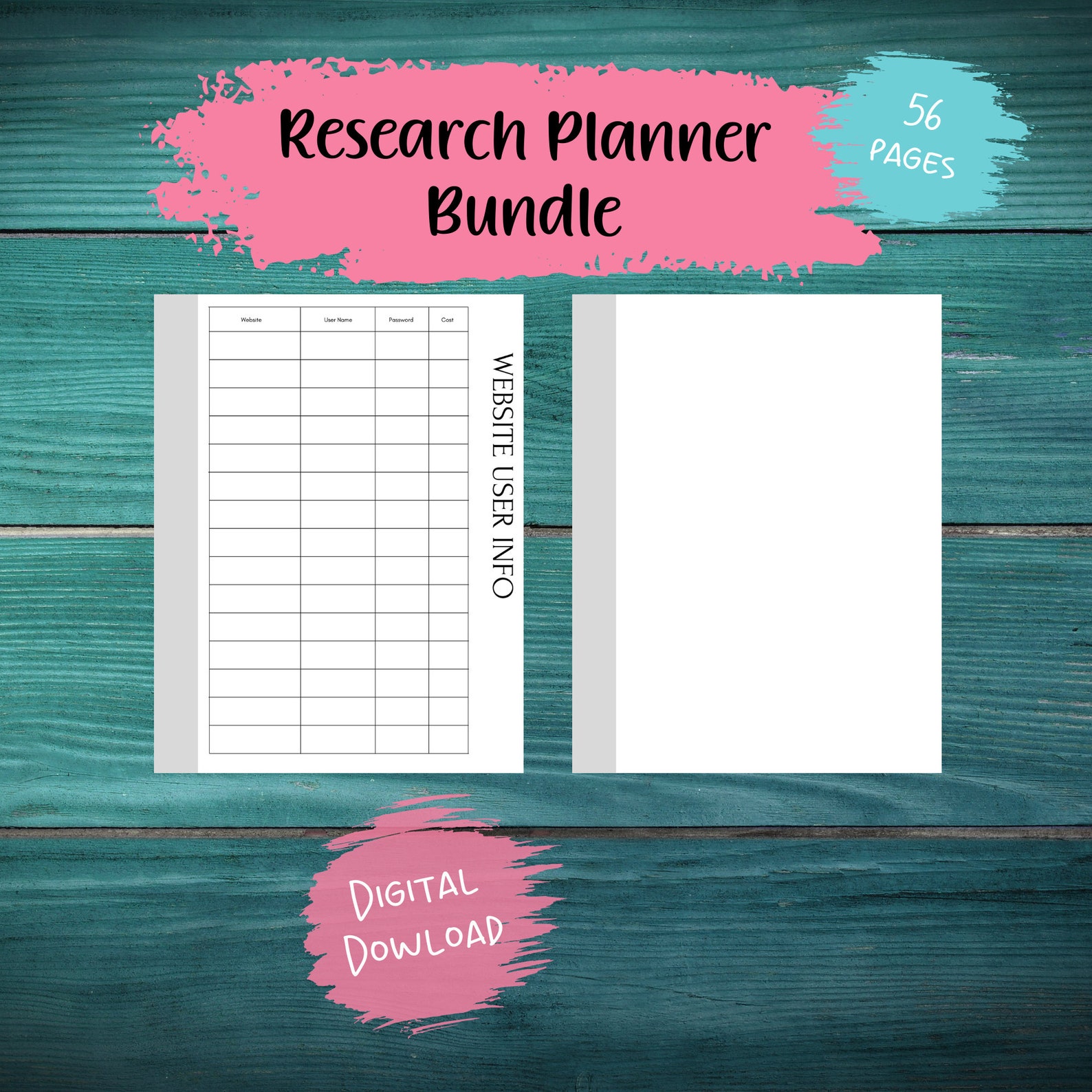 Ancestry Research Planner | Genealogy Organizers | Printable Ancestry ...