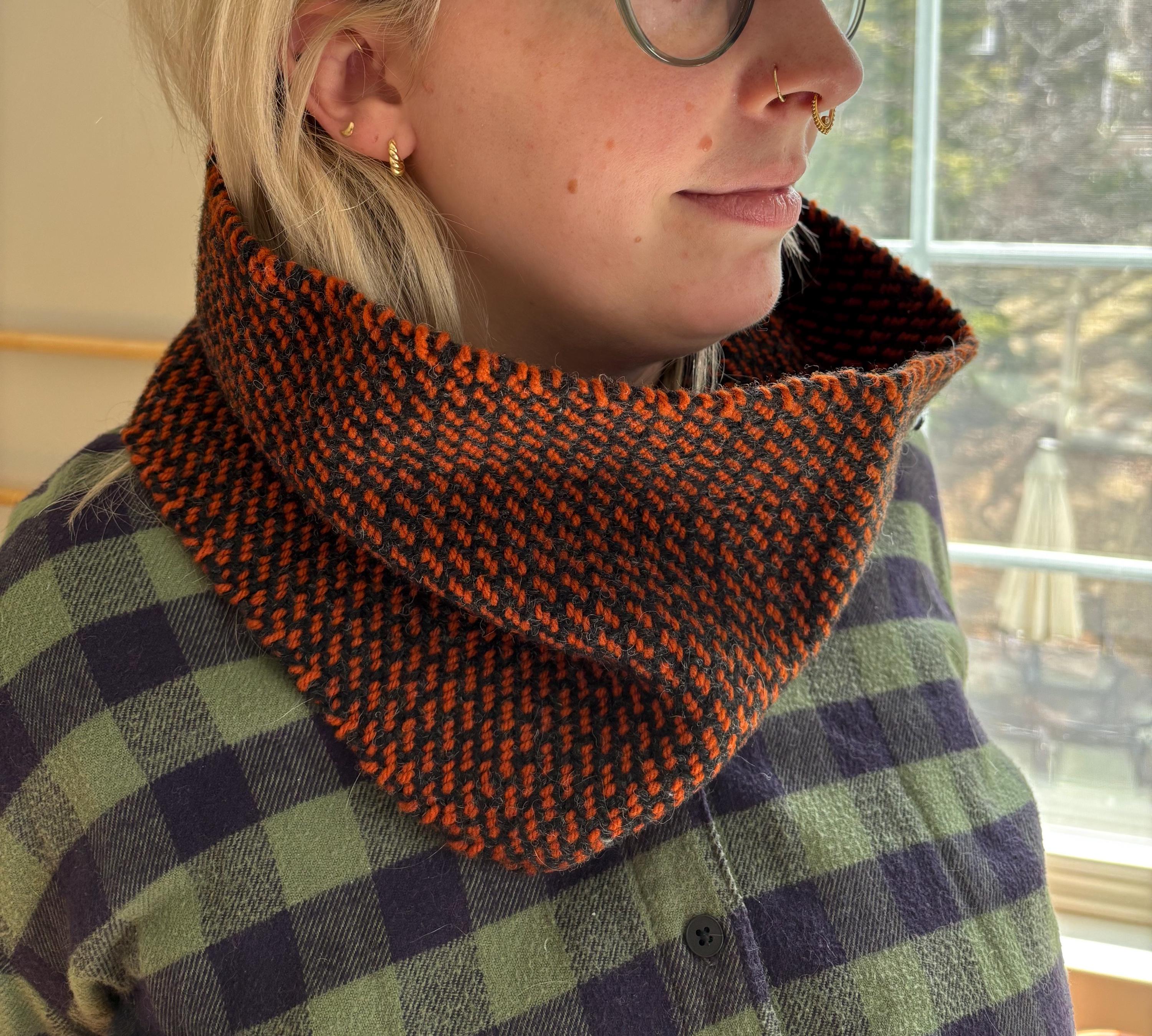 Handwoven Wool Cowl - Etsy