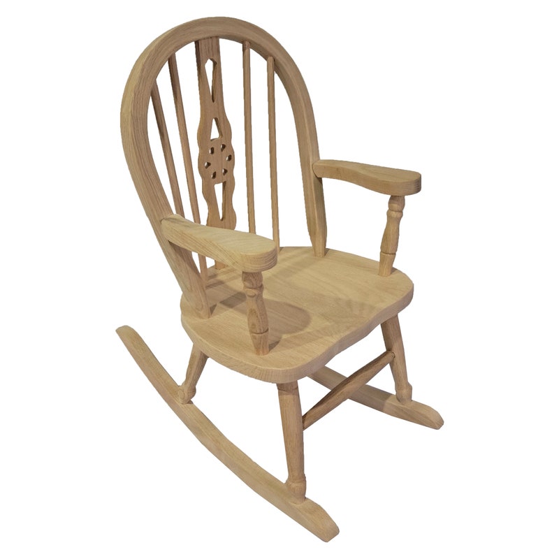 Oak Rocking Chair - Etsy