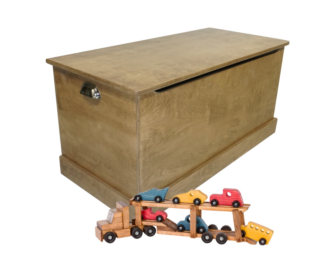 Wooden Childrens Toy Box, Childrens Toy Trunk for Storage - Made in USA ...