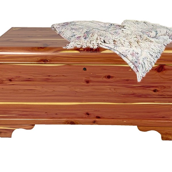 Painted Cedar Chest - Etsy