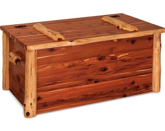 Red cedar chest | Etsy