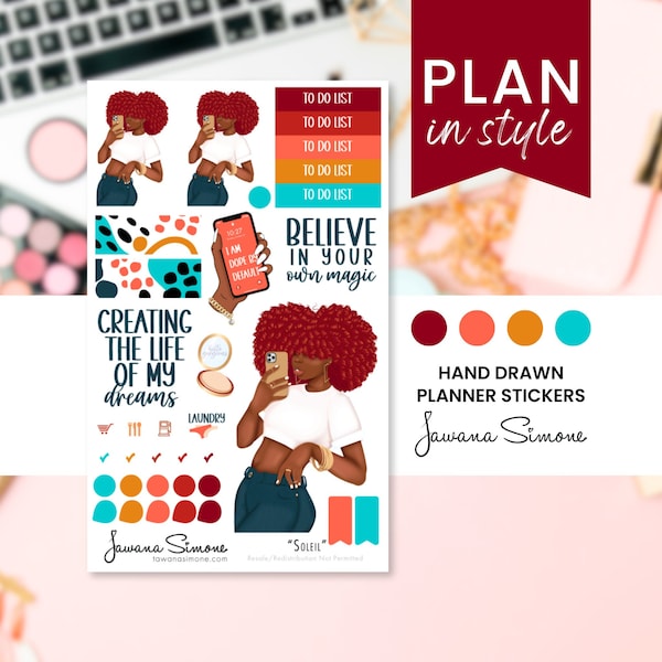 African American Women Planners - Etsy