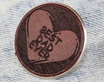 Dad Pin Number 1 Dad Pinback Buttons Lapel Pin Gift for - Etsy