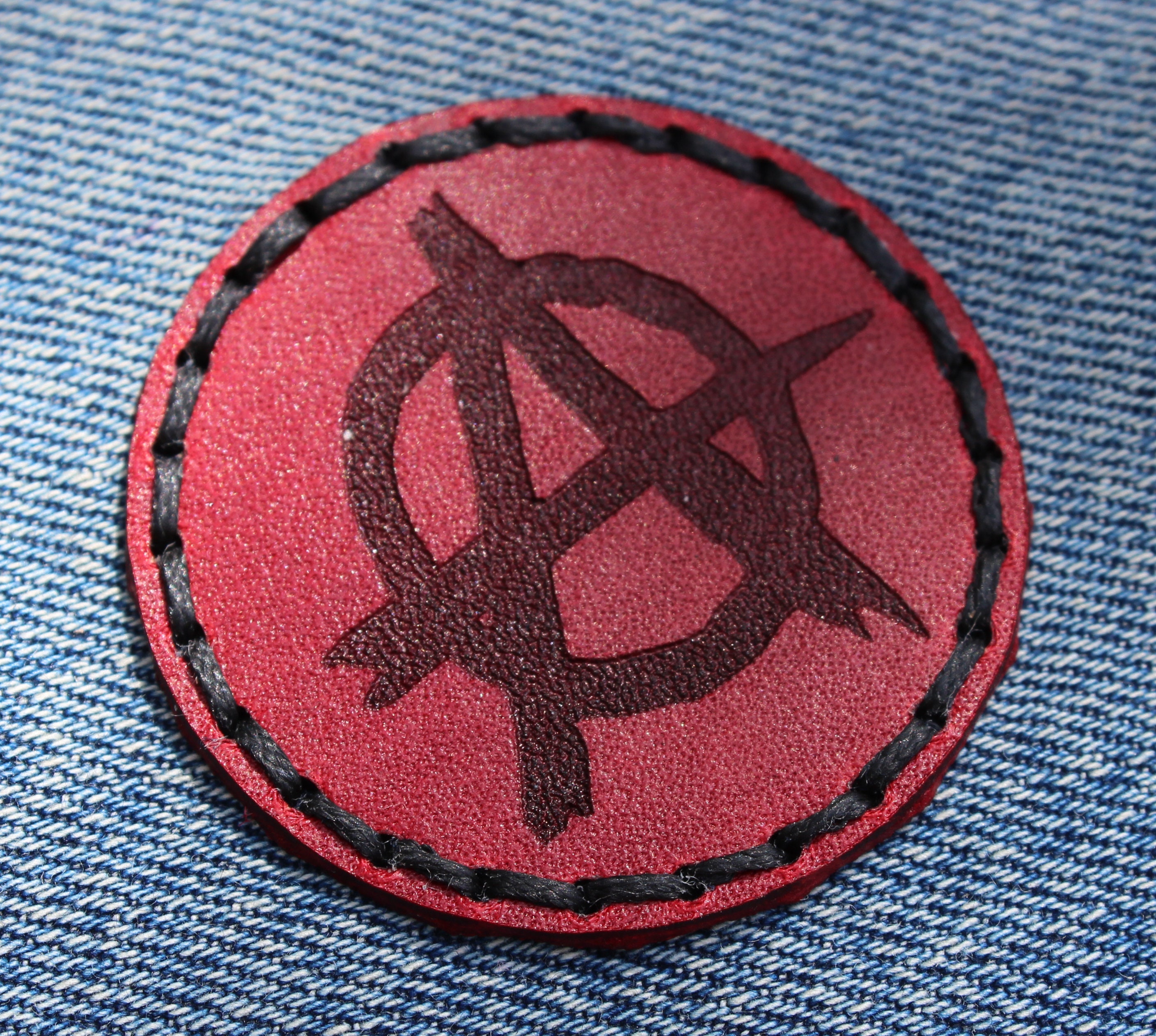 Anarchy Leather Patch. Punks Emblem. Anarchy Sew. Punk - Etsy Australia