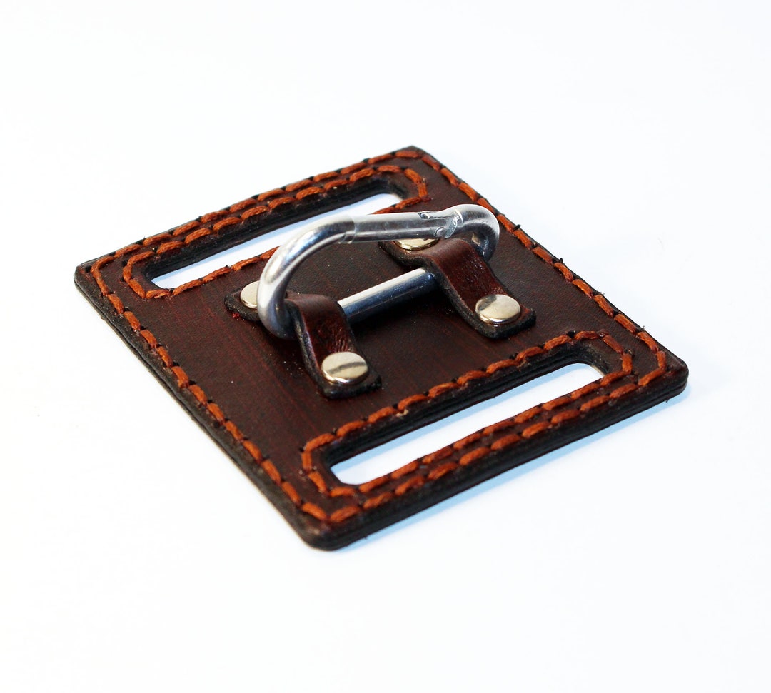 Leather Keychain Belt Clip Holder, Handmade Keyholder, Belt Accessories ...