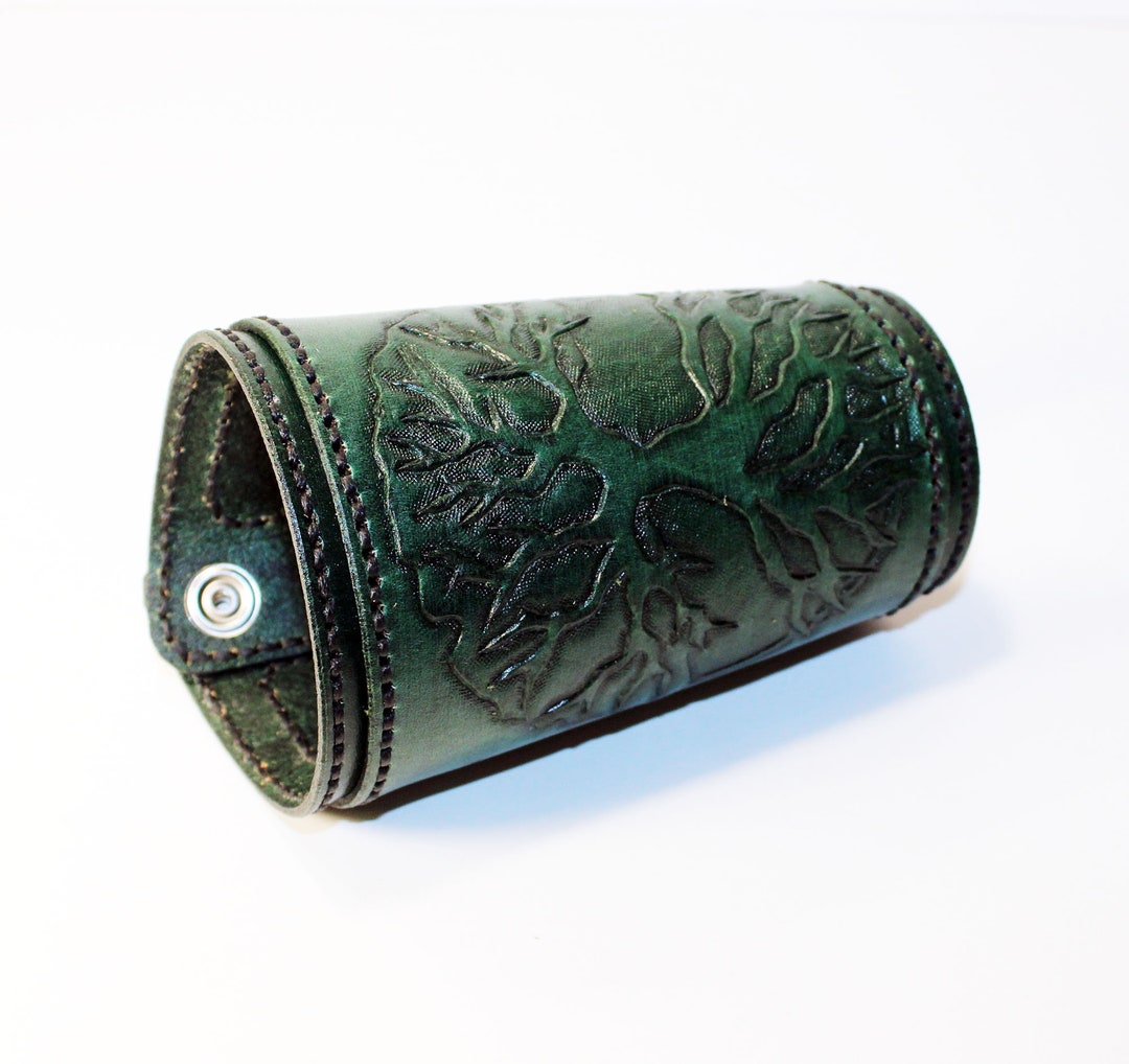 Tree of Life Handmade Leather Cuff, Viking Cuff, Celtic Cuff, Viking ...
