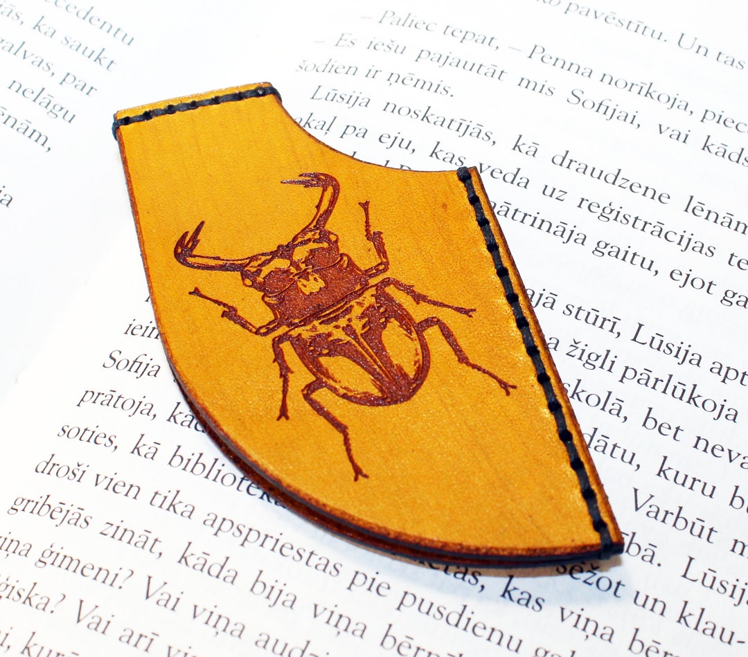 Bug Beetle Bookmark, Bookmark Corner, Gifts for Booklover, Gifts for ...