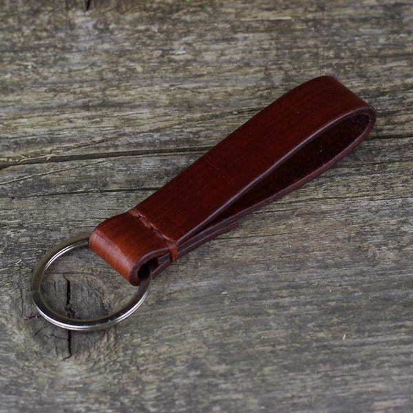 Leather Key Fob - Etsy