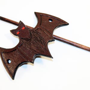 Bat Hair Barrette, Brown, Hair Stick, Hair Slide, Hair Pin,brown Bat ...