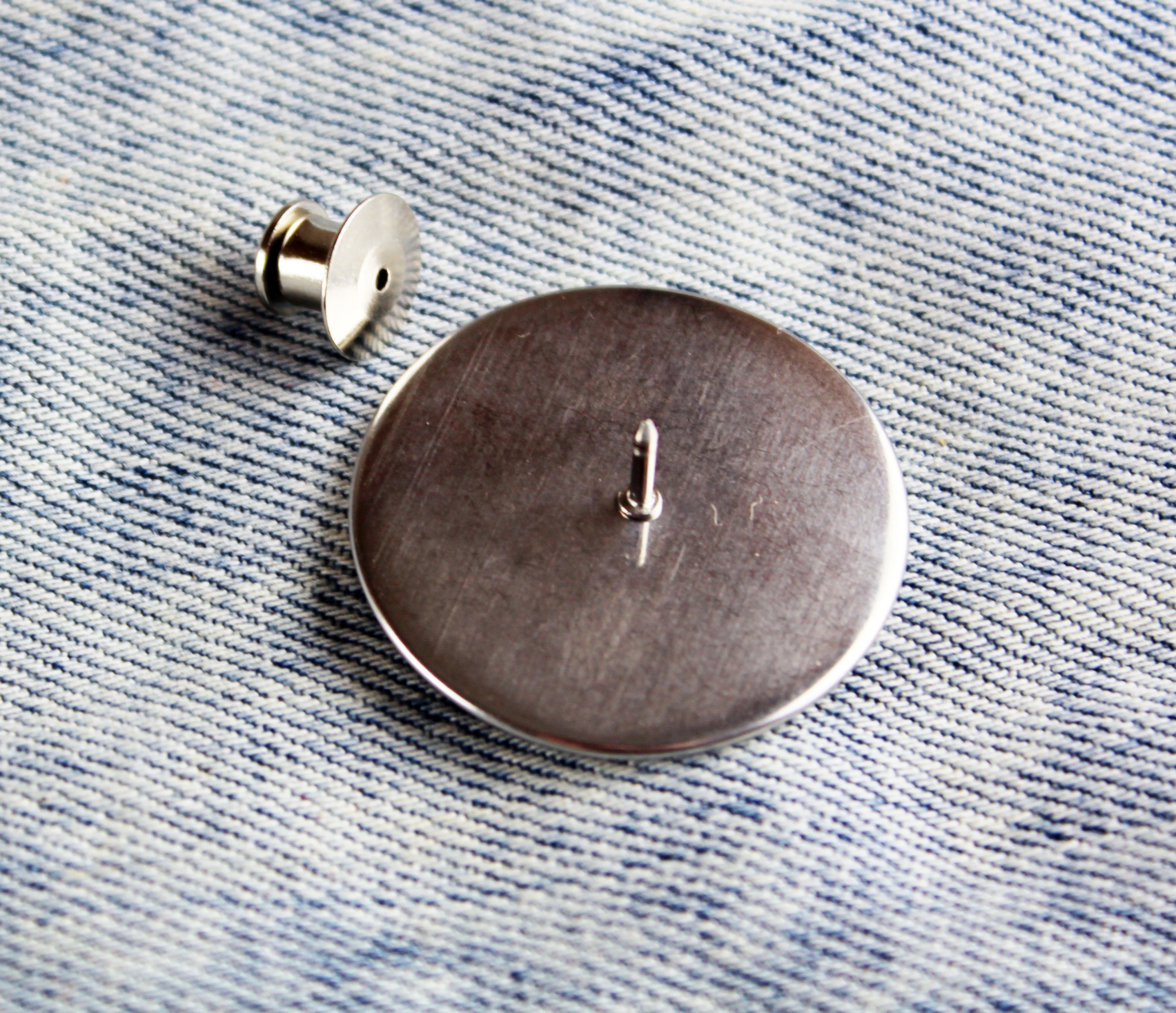 Leather Alphabet Pin Badge: Custom Initial Brooch - Etsy