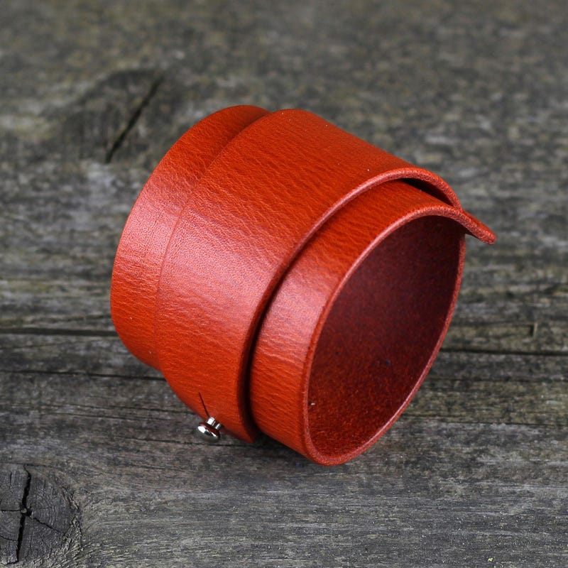 Orange Bangle Bracelet - Etsy