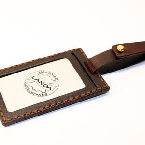 ID Card Holder, Leather Card Tag, Luggage Tag,business Card Cover ...